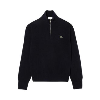 Lacoste Homme, Pulls, Bleu, Taille: S Pull zippé à col roulé
