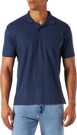 Fruit Of The Loom kurzärmliges Polo-Shirt für Herren M L XL XXL 3XL 4XL 5XL auch Farbsets, Stil Pocket Pique Gr. XX-Large, Navy