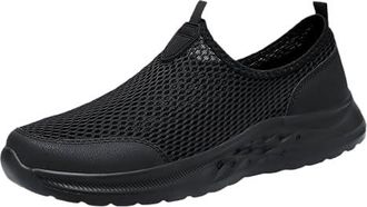 Generic Chaussures de course pour homme sans lacets : baskets en maille Chaussures de jogging &agrave; enfiler Chaussures de sport respirantes Chaussures de marche l