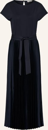 Max Mara Weekend Max Mara Kleid Gela Im Materialmix Mit Plissees blau