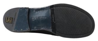 Dolce & Gabbana Mens Black Horse Leather Perugino Boots