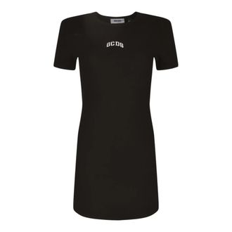 GCDS Schwarze Kleider f&uuml;r Frauen - - Dresses - Damen - Schwarzk - M