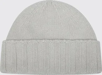 Drumohr Beanie-M&uuml;tze aus reinem Kaschmir in Rippstrick mit Umschlag