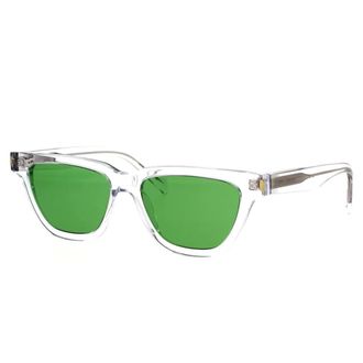 Saint Laurent Quadratische Rahmen Gr&uuml;ne Linse Sonnenbrille - - Accessories - Damen - Grau - 53 MM