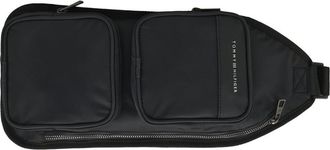 Tommy Hilfiger Sling Bag zum Umh&auml;ngen mit Metall-Logo in