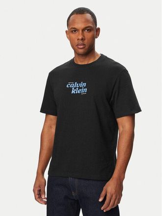 Calvin Klein Jeans T-Shirt SS 20S LV04RG815G Schwarz Regular Fit