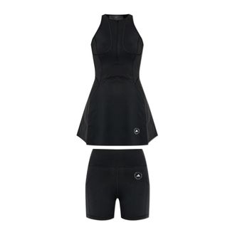 adidas by Stella McCartney Trainingsset: Kleid und Shorts - - Sport - Damen - Schwarzk - XS