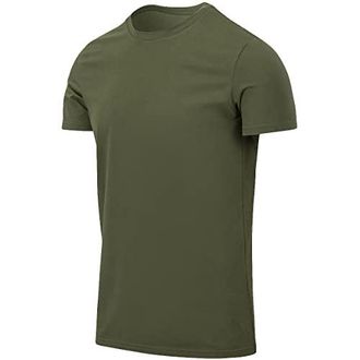 Helikon-Tex Homme T-Shirt Slim Vert Olive Taille L