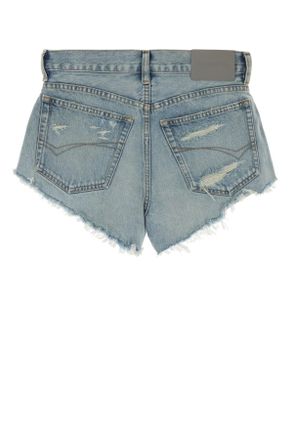 Balenciaga Shorts Denim Shorts - Blue