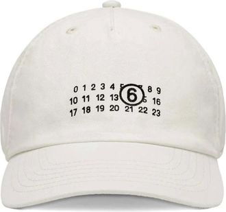 Maison Margiela Femme, Accessoires, Blanc, Taille: S Spiga 5-Panel Cap