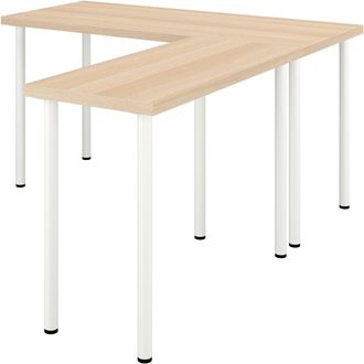 IKEA LAGKAPTEN / LINNMON Schreibtisch L-f&ouml;rmig