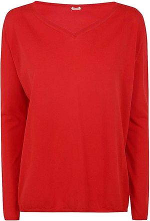 Apuntob V-Pullover - Rot