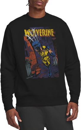 MARVEL Wolverine Backstreet Strike Unisex Sweatshirt, Schwarz, Schwarz, XL