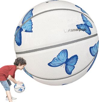 Generico Basketball f&uuml;r Frauen | Schmetterlingsball-Design, tragbares Schulmaterial, wiederverwendbares Werkzeug f&uuml;r Wettbewerb und Praxis