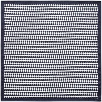 Fursac Pochette en twill de soie &agrave; imprim&eacute; - Taille Unique - Homme