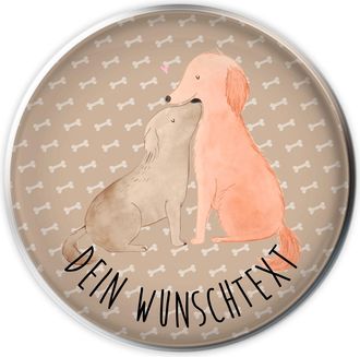 Mr. & Mrs. Panda Waschbeckenst&ouml;psel selbst gestalten Hunde Liebe - Personalisierte Geschenke, Abflussstopfen personalisiert, Kuscheln, Abflussst&ouml;psel, Hund, Wunder, Wa
