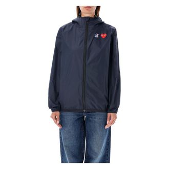Comme Des Gar&ccedil;ons Damen, Jacken, Blau, LGr&ouml;&szlig;e
