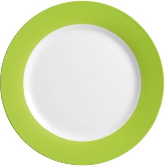 Ritzenhoff & Breker Flirt by R&B Ritzenhoff Speiseteller Teller flach Serie Doppio 27 cm Grün Porzellan