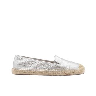 Ralph Lauren Silberne Espadrilles - - Shoes - Damen - Grau - 41 EU