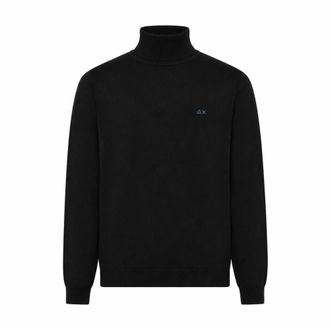 Sun 68 Pull &agrave; col roul&eacute; - Homme - Pulls - Noir - Taille: XL