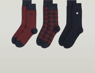 G-Star Socken 3er-Pack - Mehrfarbig - Herren