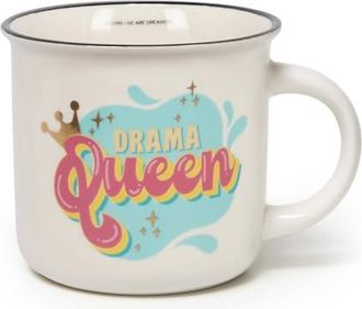 Legami Legami - Cappuccinotasse, Drama Queen Thema, New Bone China Porzellan, Take a Break Collection, Fassungsvermögen 350 ml, spülmaschinenfest