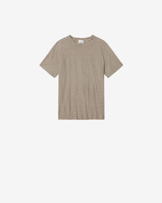 Isabel Marant Tee Shirt Leon - Homme - Noir-beige - Taille XS - Isabel Marant