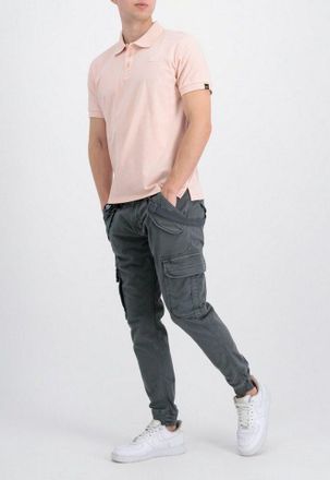 Alpha Industries T-Shirt Polo X-Fit (Baumwolle) pfirsisch orange Herren