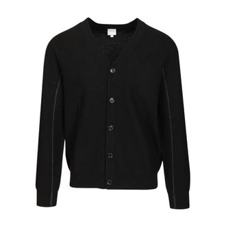Paul Smith Merino-Woll-Strickjacke mit Kn&ouml;pfen - - Knitwear - Herren - Schwarzk - L