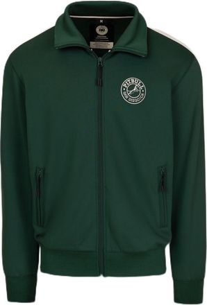 Pitbull Sweatshirt Herren mit Reißverschluss Oldschool SAN DIEGO CA, Sweat Jacke Männer mit Stehkragen, Zipper Jacke Old School Stil, Sweatshirts mit Aufdruck