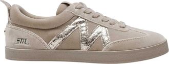 Steve Madden Metallic Sneaker f&uuml;r Damen, Wildleder (Graubeige)