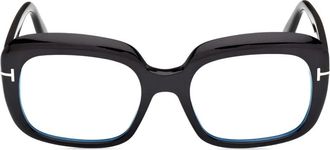 Tom Ford Eyewear lunettes de vue à monture géométrique - Noir