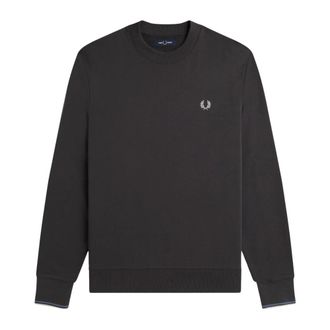 Fred Perry Sweatshirt mit Rundhalsausschnitt - - Sweatshirts & Hoodies - Herren - Blau - L