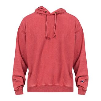 Champion Acid Wash Minimal - Homme - Sweatshirts et sweats &agrave; capuche - Rouge - Taille: M