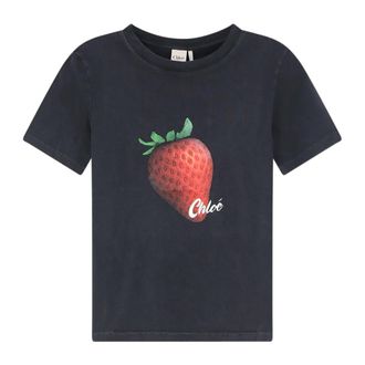 Chlo&eacute; Rundhals-T-Shirt - - Tops - Damen - Schwarzk - S