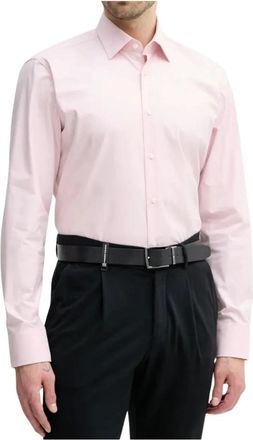 HUGO BOSS Homme, Chemises, Rose, Taille: 3XL Chemise en coton &agrave; manches longues