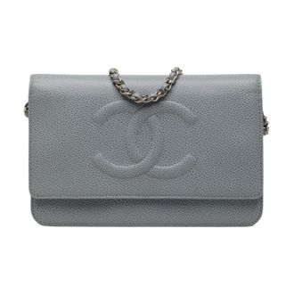 Chanel Pre-owned Flap Wallet on Chain - - Pre-owned - Damen - Grau - ONE SIZE