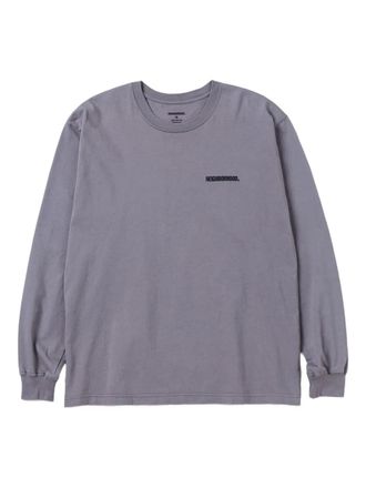 Neighborhood Langarmshirt aus Baumwolle - Grau