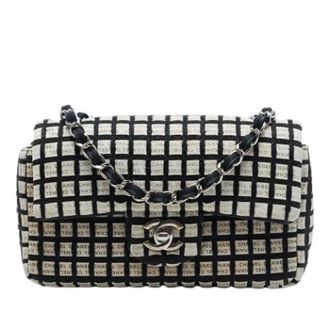 Chanel Pre-owned Tweed Ribbon Crossbody Bag - - Pre-owned - Damen - Schwarzk - ONE SIZE