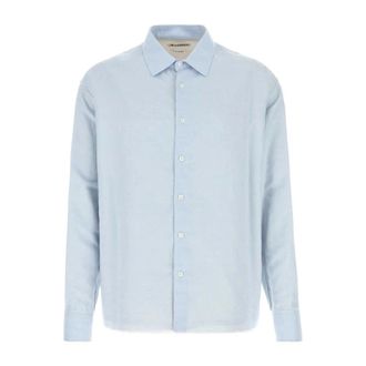 J.W.Anderson Hemd mit rohem Saum - - Shirts - Herren - Blau - M
