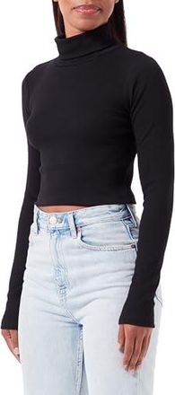 Jack & Jones Jack & Jones Jxfan STR Ls Crop Rib Th&eacute; JRS Noos Femme Top, Formal Garden, XS