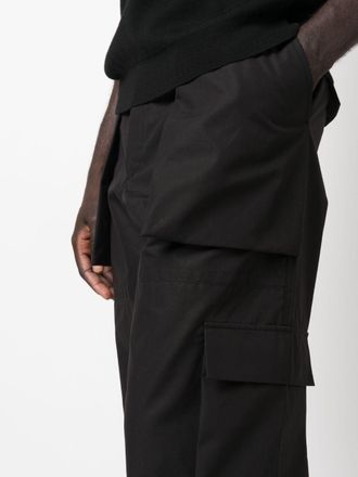 Alexander McQueen Organic Cotton Cargo Pants - Black