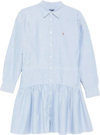 Ralph Lauren Femme, Robes, Bleu, Taille: 40 FR Shirt Dress