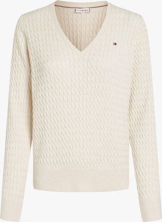 Tommy Hilfiger Pull col V en coton