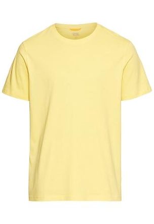 Camel Active T-Shirt Basique pour Homme, en Pur Coton, Jaune, Menswear-M