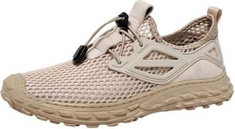 Generic Chaussures de marche pour homme - Respirantes - L&eacute;g&egrave;res - Semelles antid&eacute;rapantes - Chaussures de sport confortables et d&eacute;contract&eacute;es &agrave; lacets pour un