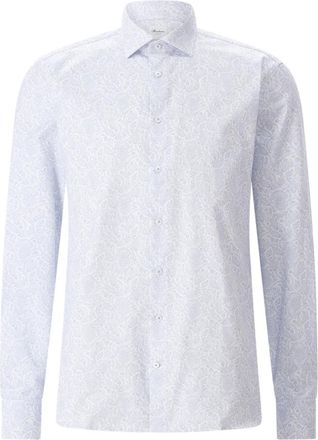 Stenstr&ouml;ms Homme, Chemises, Blanc, Taille: 5XL Chemise &agrave; motif cachemire &agrave; manches longues