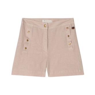 Busnel Femme, Shorts, Rose, Taille: 44 FR Pixie Linen Shorts
