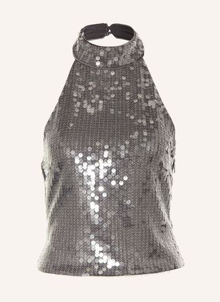 Rotate Rotate Top Mit Pailletten schwarz