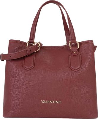 Valentino Schultertasche Brixton Shopping Bordeaux dunkelrot